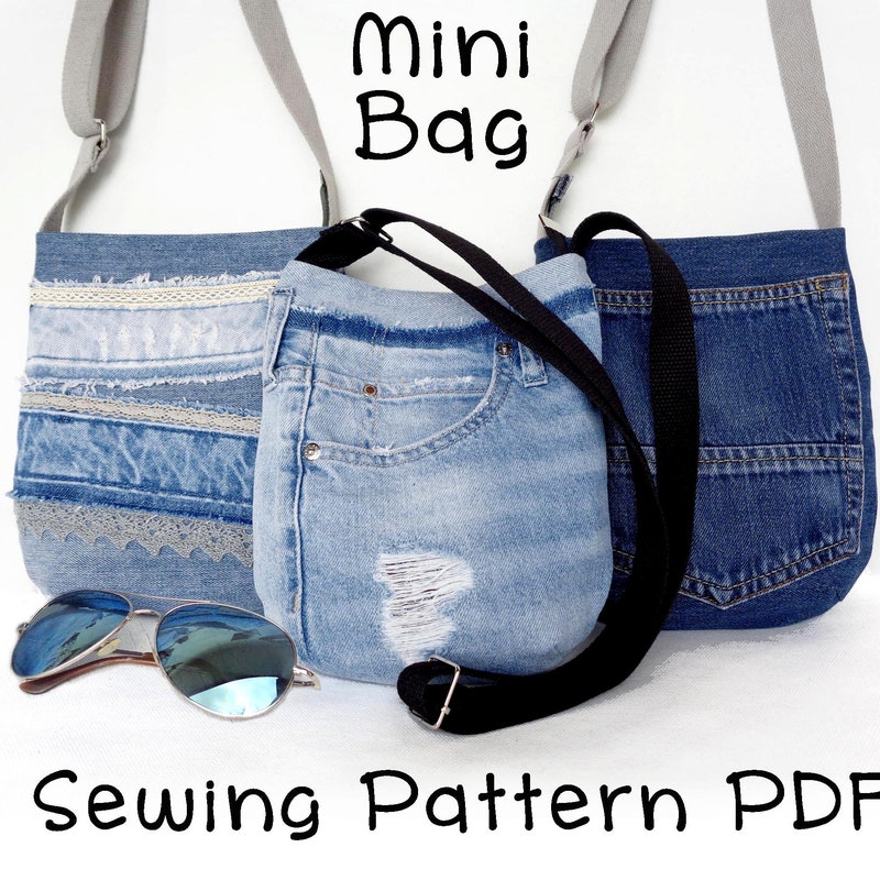 Denim Bag Pattern - Etsy