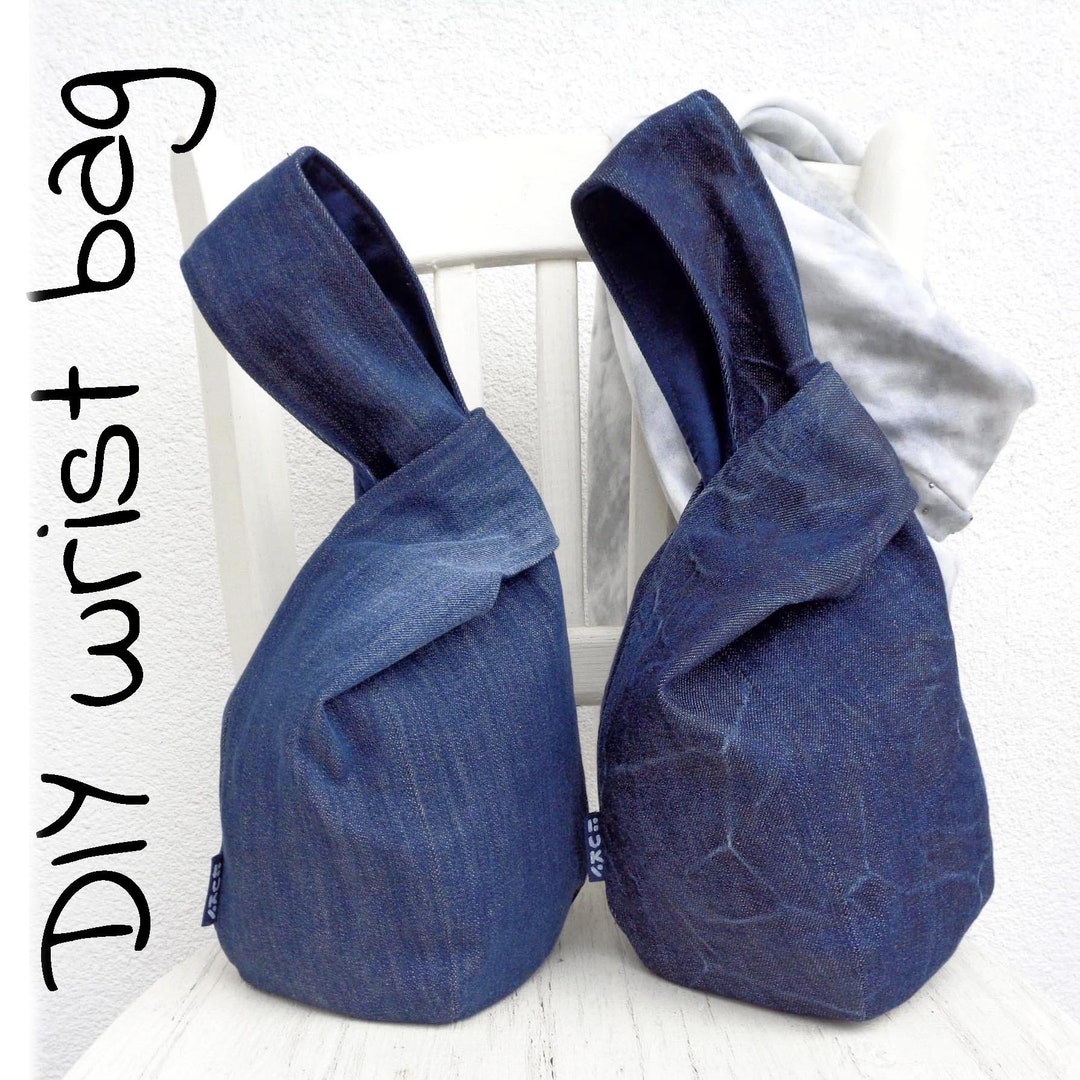 DIY Sewing Wristlet Pattern, Small Wrist Bag, Printable PDF Pattern and ...