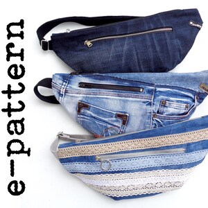 Sewing Pattern to Make Fanny Pack, Bum Bag, Hip Bag, Printable PDF ...