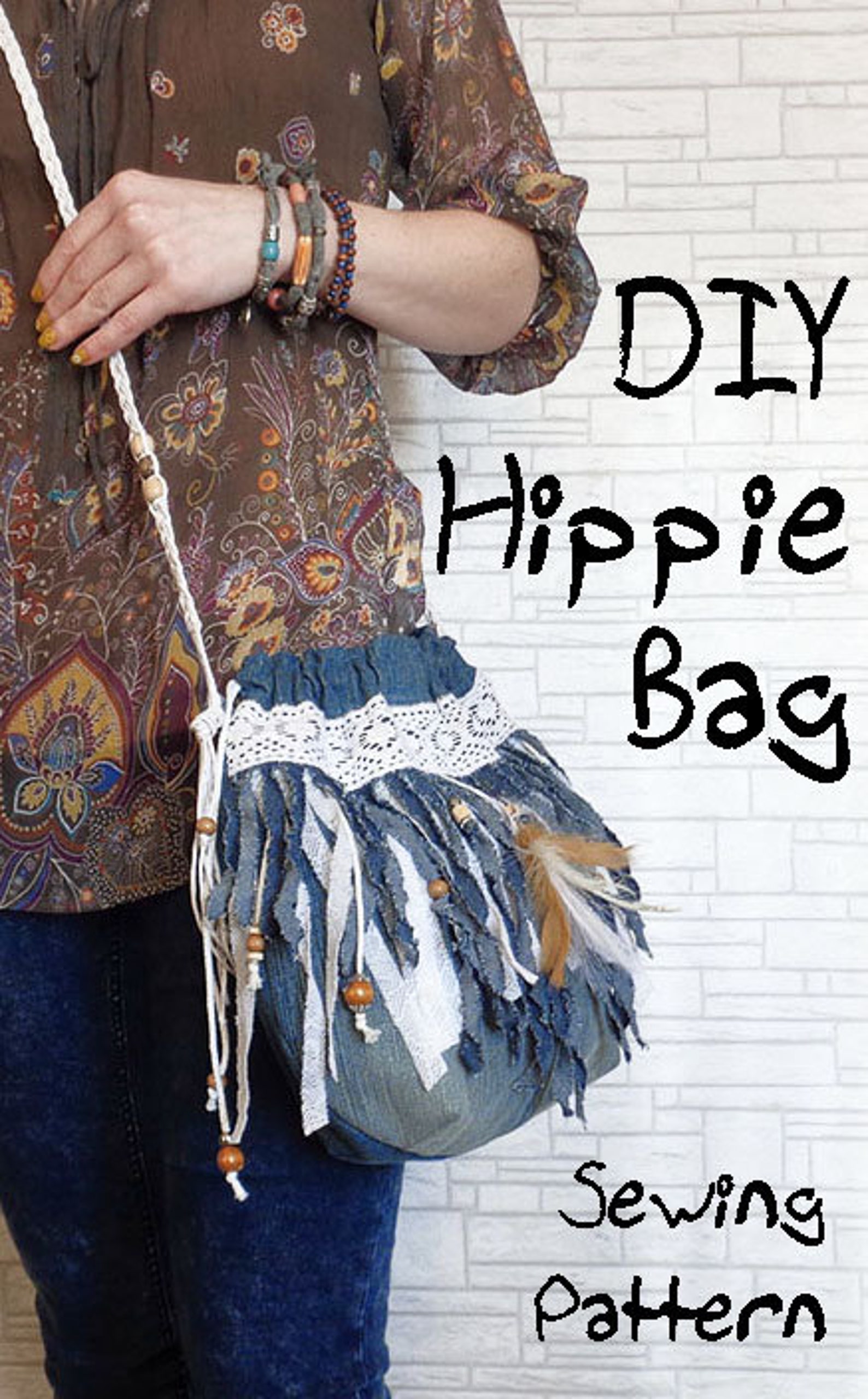 Draw-string Shoulder Soft Bag PDF Pattern. Easy Sewing - Etsy