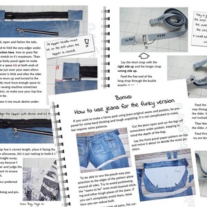 DIY Sewing Fanny Pack Pattern, Bum Bag, Moon Bag, Printable PDF Pattern ...