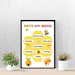 Bee Days of the Week Poster: Honeycomb Classroom Decor (PDF Download ...