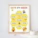 Bee Days of the Week Poster: Honeycomb Classroom Decor (PDF Download ...