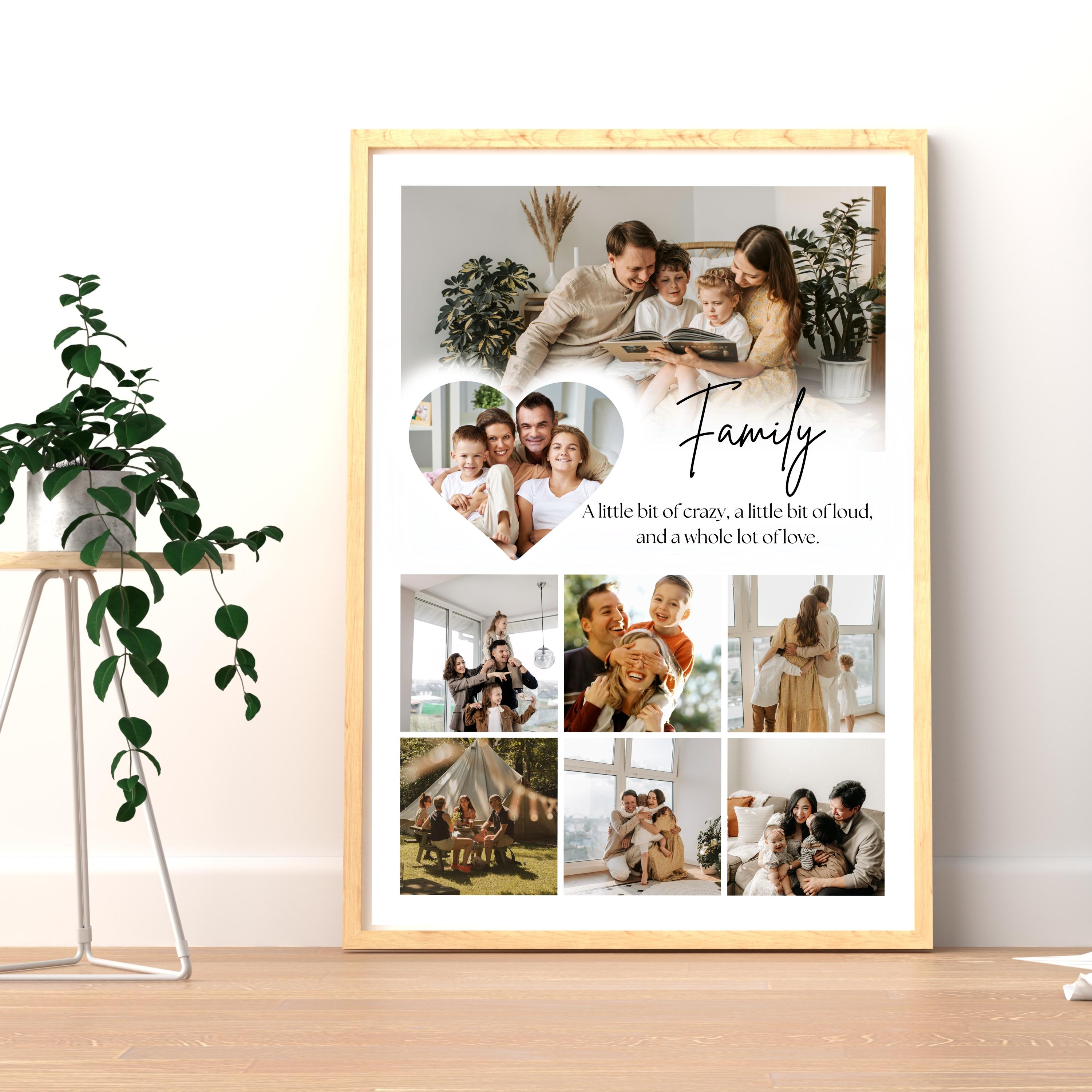 Family Photo Collage Template | Family Photo Prints | Family Prints | A ...
