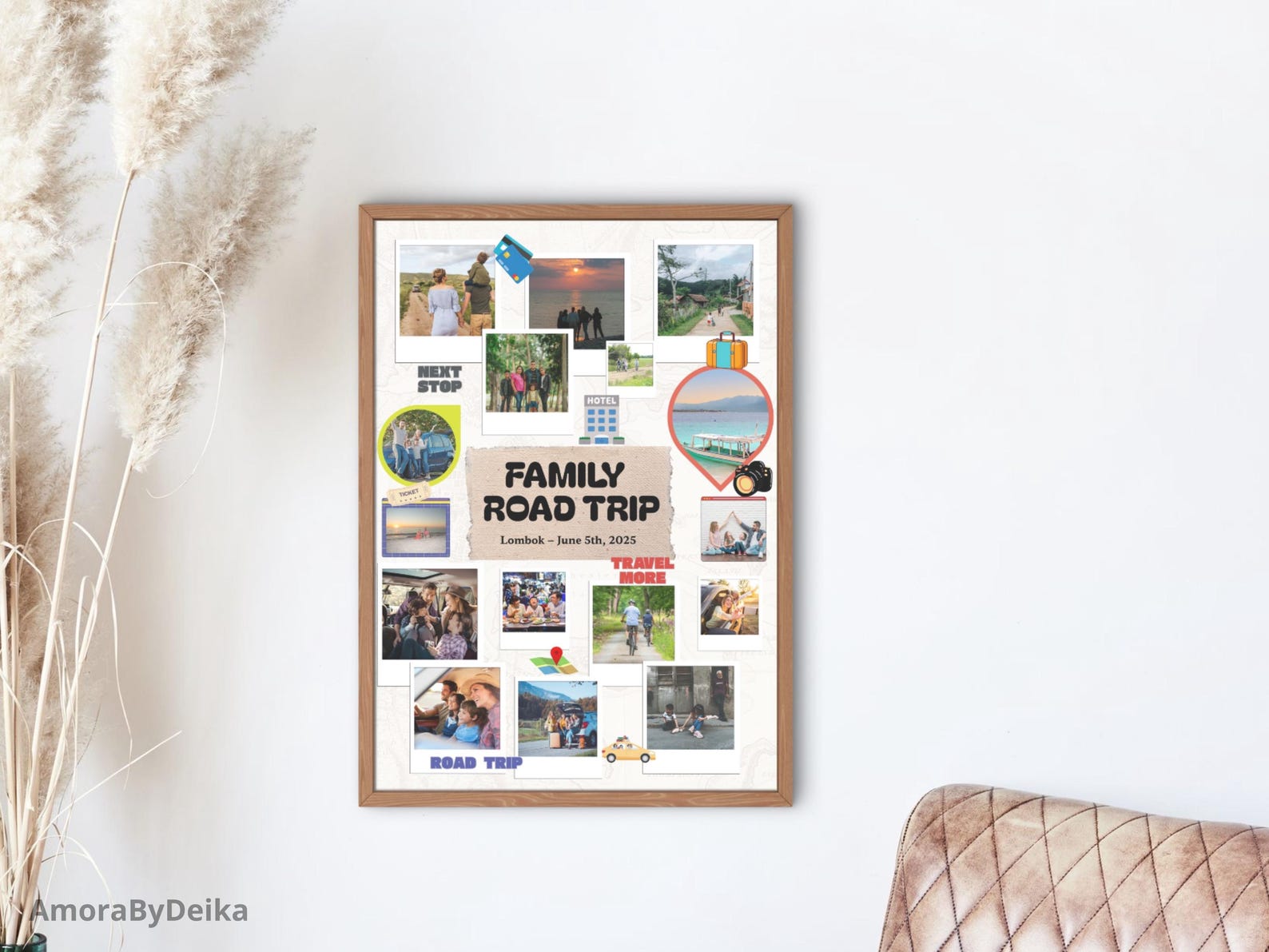 Family Road Trip Collage Template | Printable-editable Canva Design ...