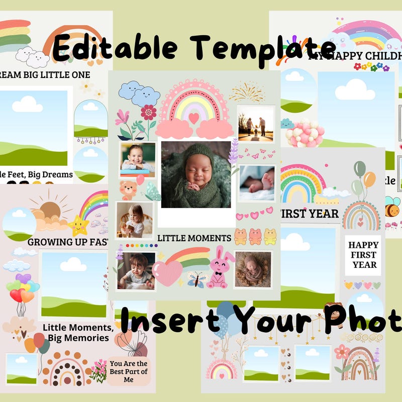 Baby Photo Collage - Etsy