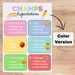 CHAMPS Classroom Rules Poster Bundle: Pastel Kawaii Decor (PDF & PNG ...