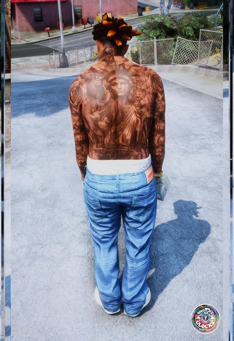 NYC Premade Bodyskin | Tattoo | Fivem | GTA | Skin | Ped | - Etsy