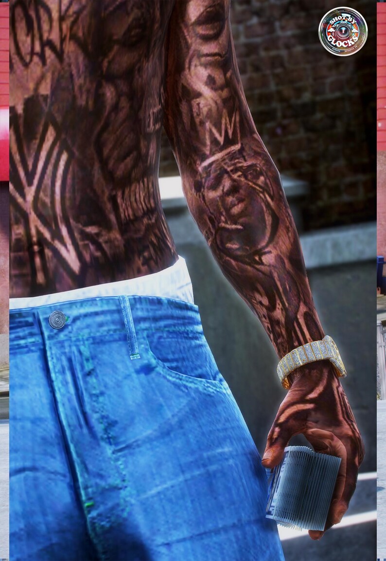 NYC Premade Bodyskin | Tattoo | Fivem | GTA | Skin | Ped | - Etsy