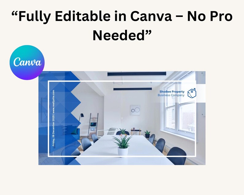 Editable Zoom Backgrounds for Office Calls | 5 JPG + Canva Templates ...