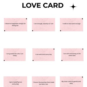 50 Self-love Affirmation Cards for Women – Printable Daily Quotes | JPG ...