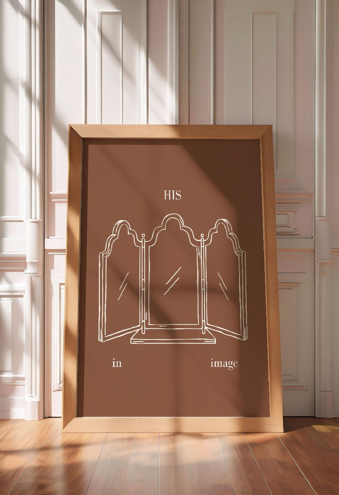 Made in His Image Christian Wall Art Digital Print Faith Jesus Inspired ...