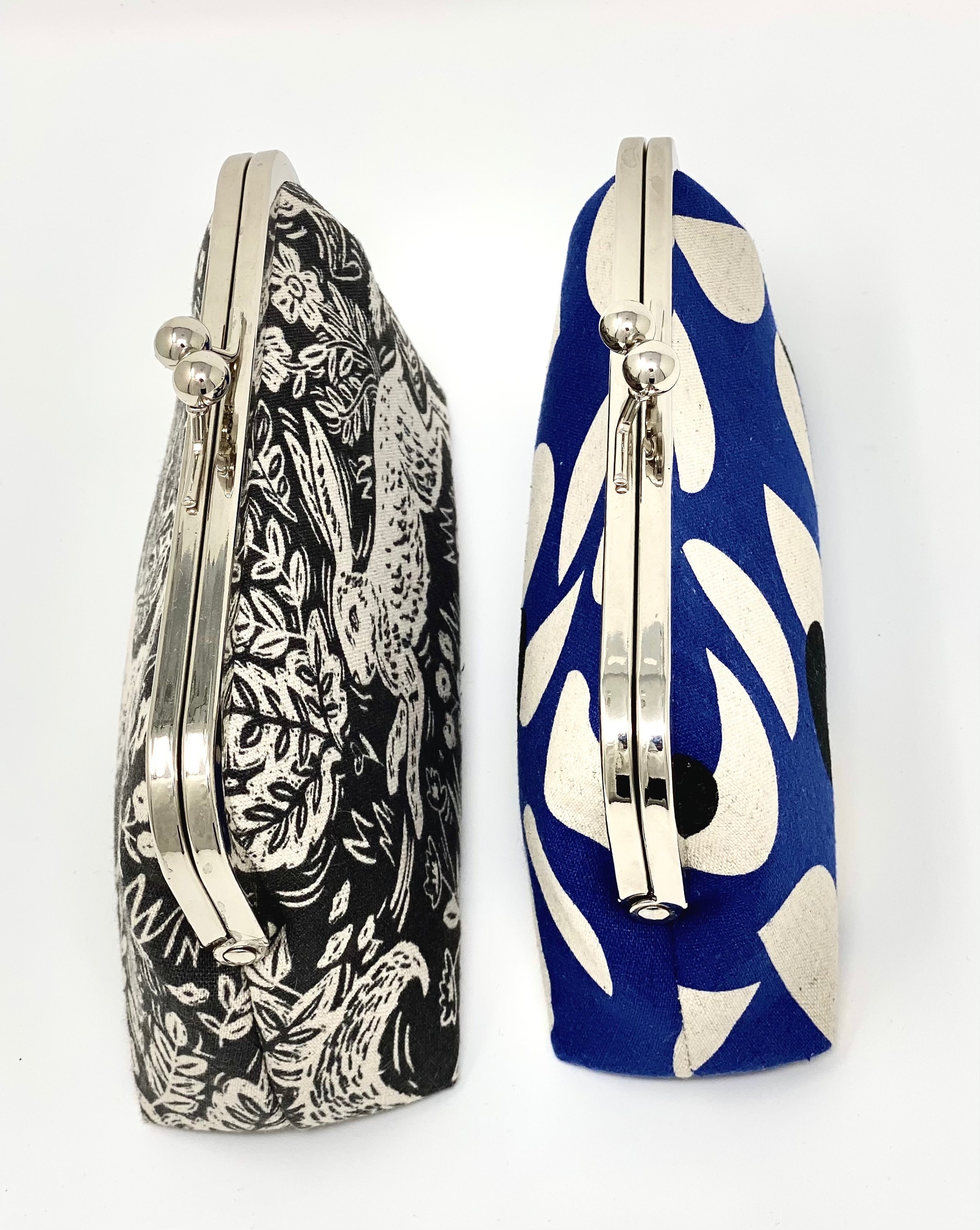 Mini clutch bag Blue mini purse Pencil case Eyeglass cace | Etsy