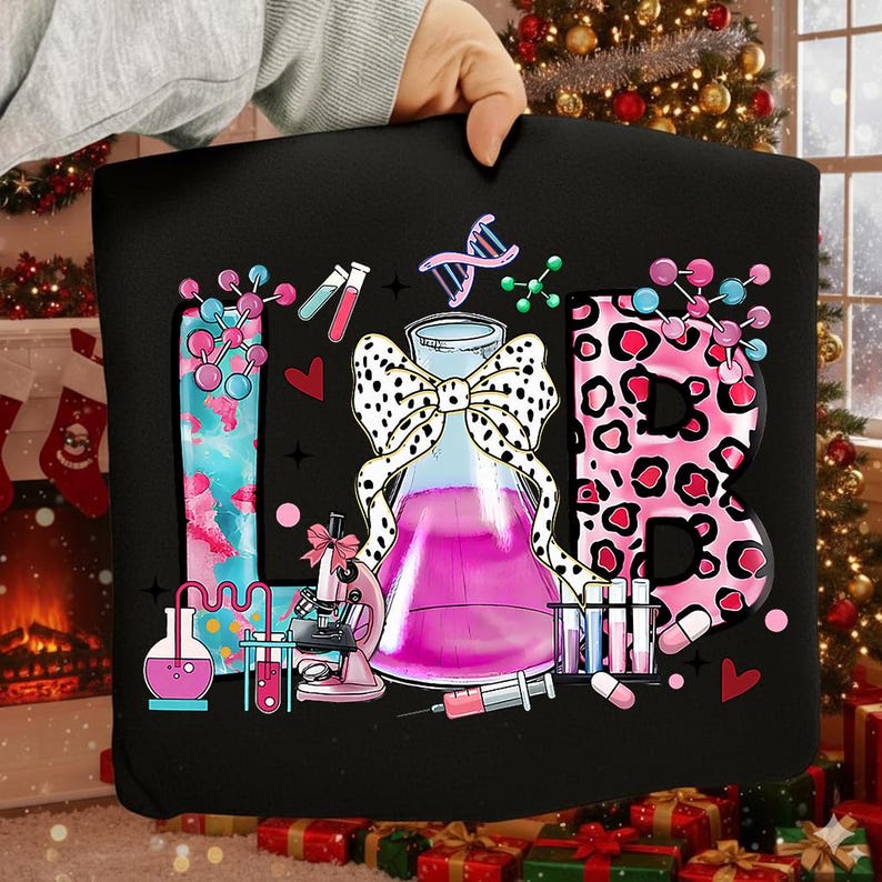 Santa's Favorite Scientist PNG Bundle, Medical Laboratory Scientist ...