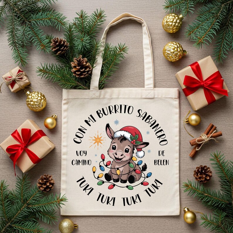 Mi Burrito Sabanero Mexican PNG, Feliz Navidad Sublimation Design, Cute ...