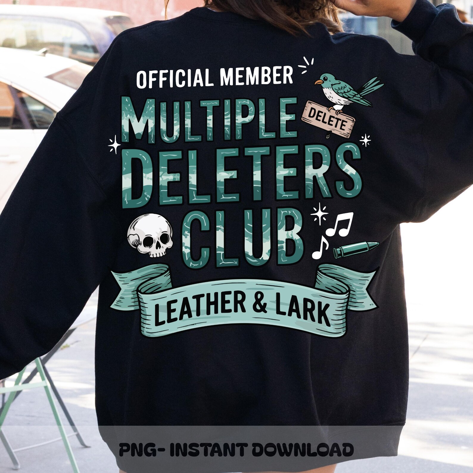 Multiple Deleters Club Shirt PNG, Leather and Lark PNG, Brynne Rebelein ...