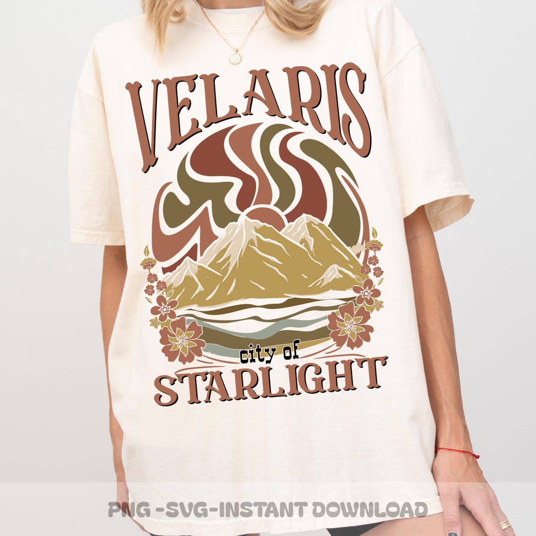 Velaris City of Starlight ACOTAR SVG, Night Court Bookish Design, Sarah ...