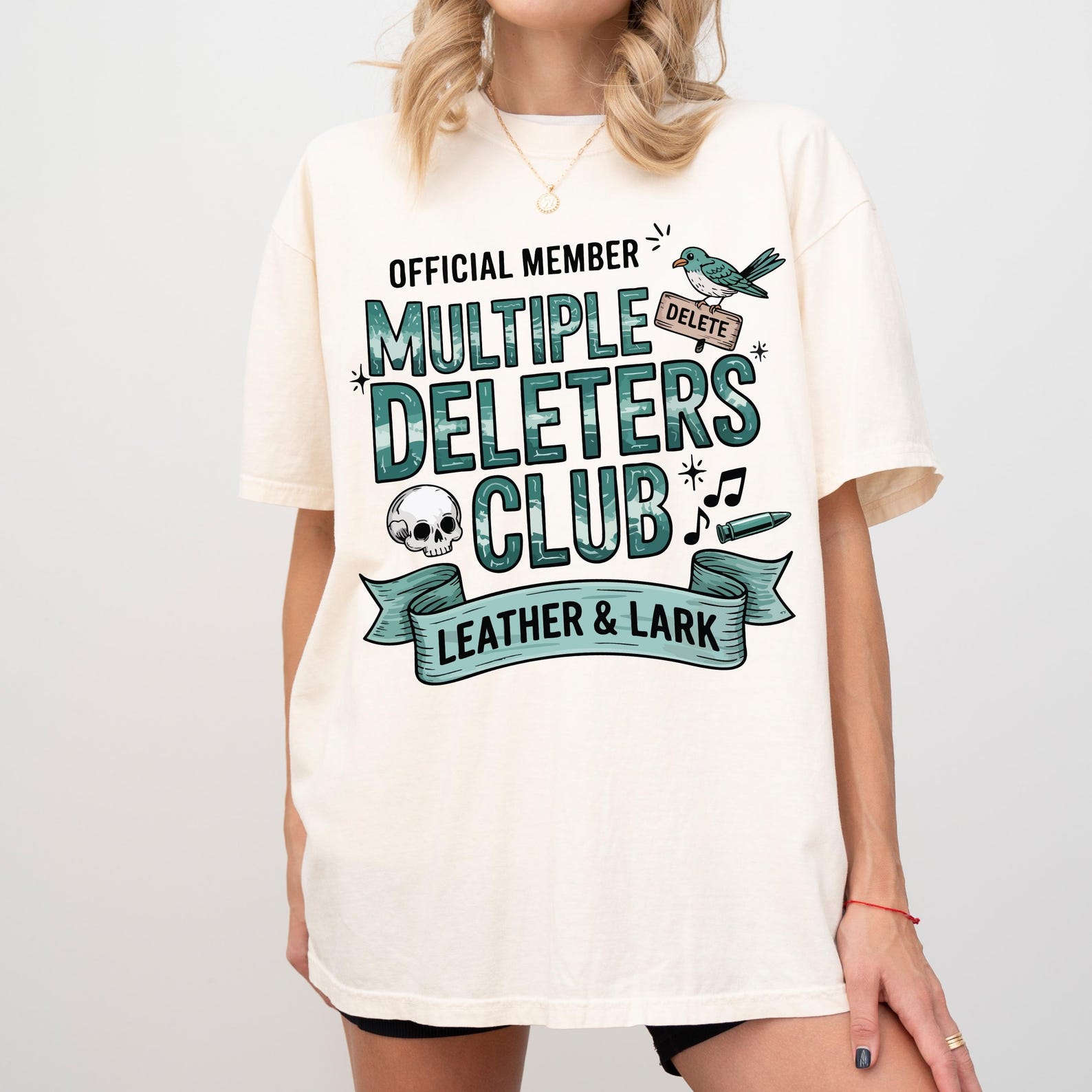 Multiple Deleters Club Shirt PNG, Leather and Lark PNG, Brynne Rebelein ...
