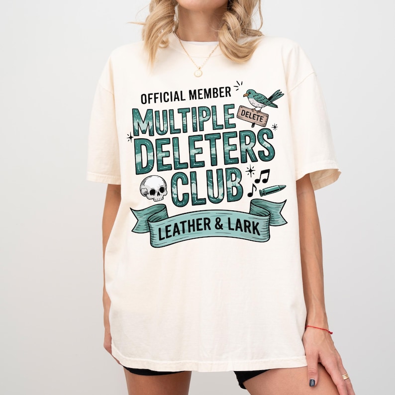 Multiple Deleters Club Shirt PNG, Leather and Lark PNG, Brynne Rebelein ...