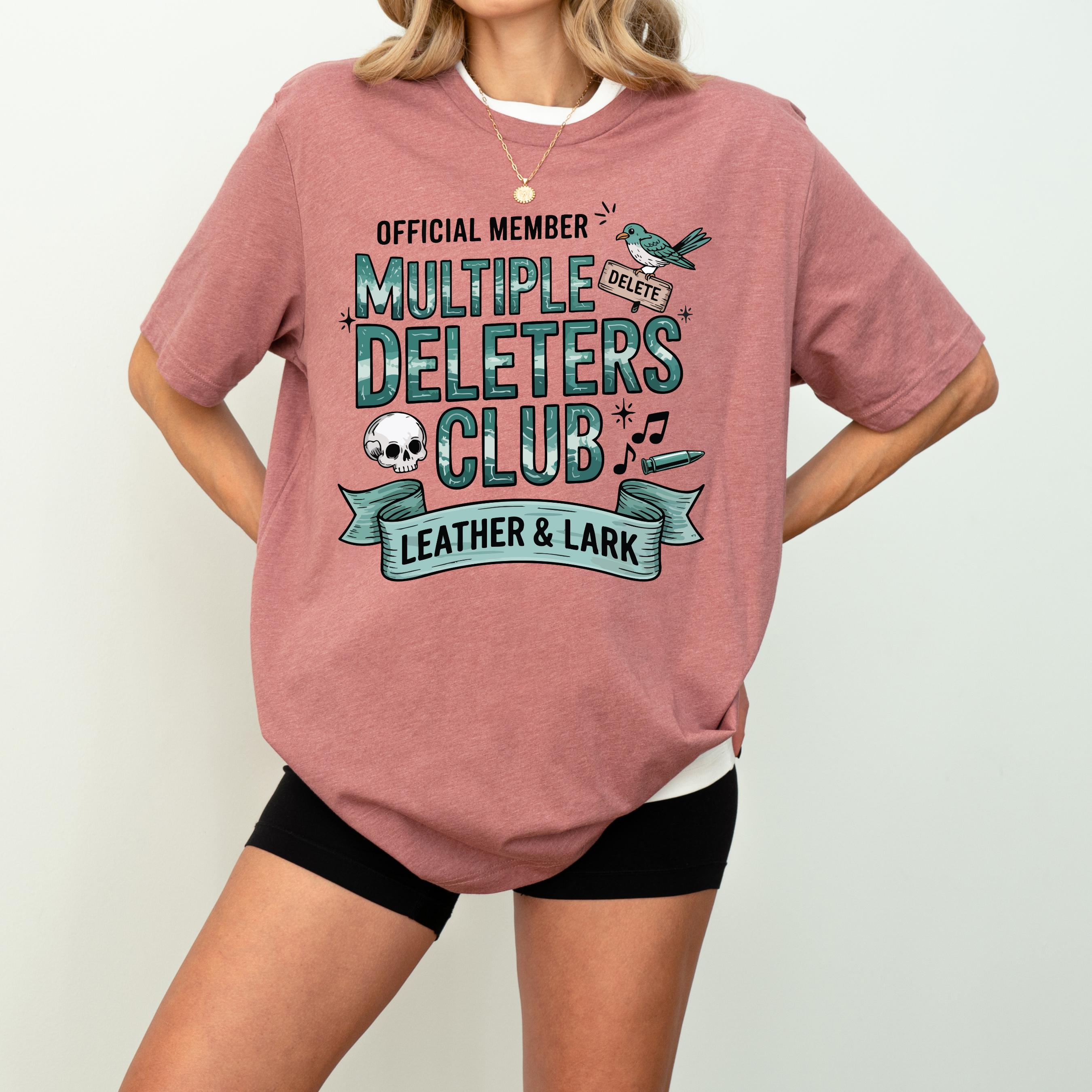 Multiple Deleters Club Shirt PNG, Leather and Lark PNG, Brynne Rebelein ...