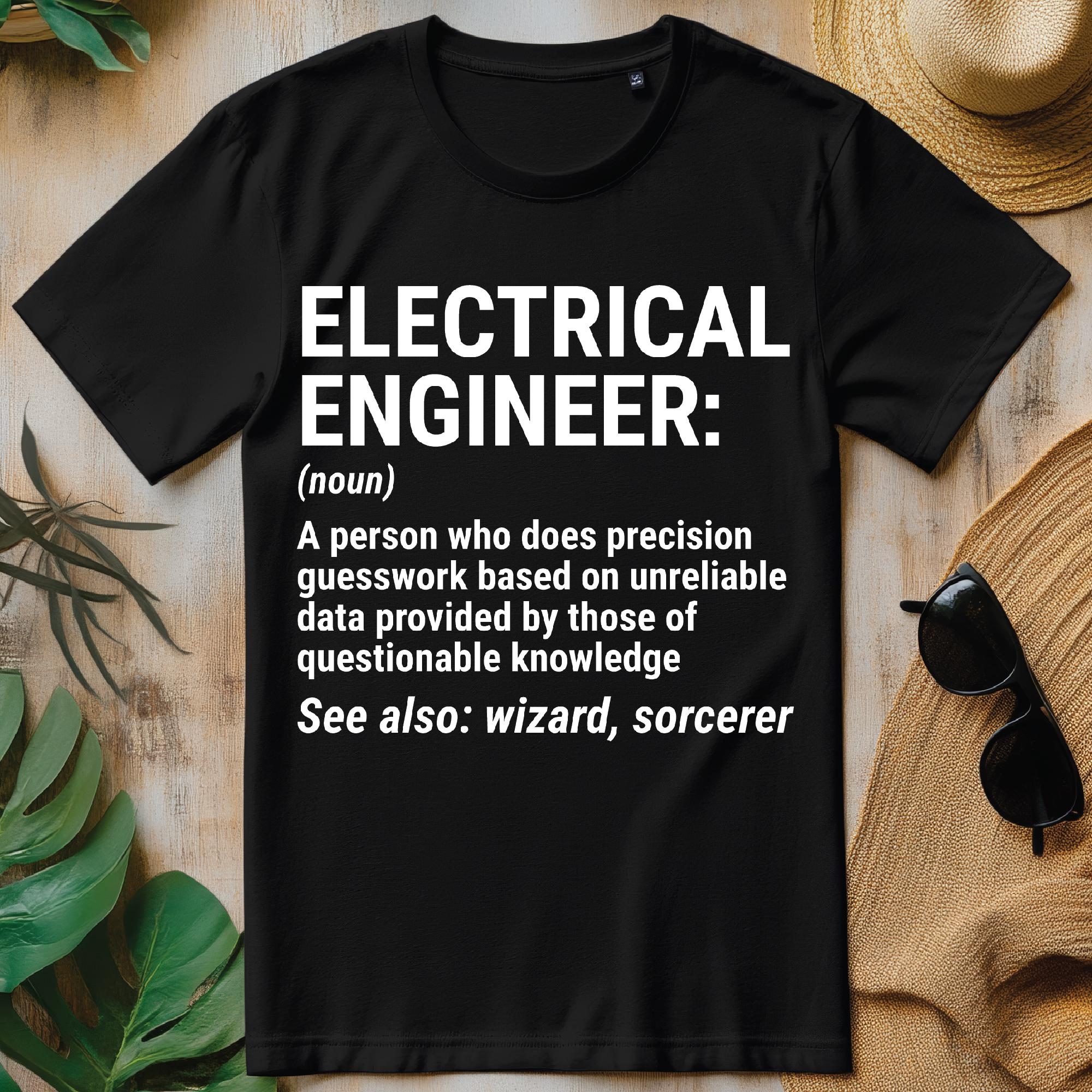 Electrical Engineer Definition Funny Engineering PNG, Engineer T-shirt ...