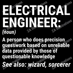 Electrical Engineer Definition Funny Engineering PNG, Engineer T-shirt ...