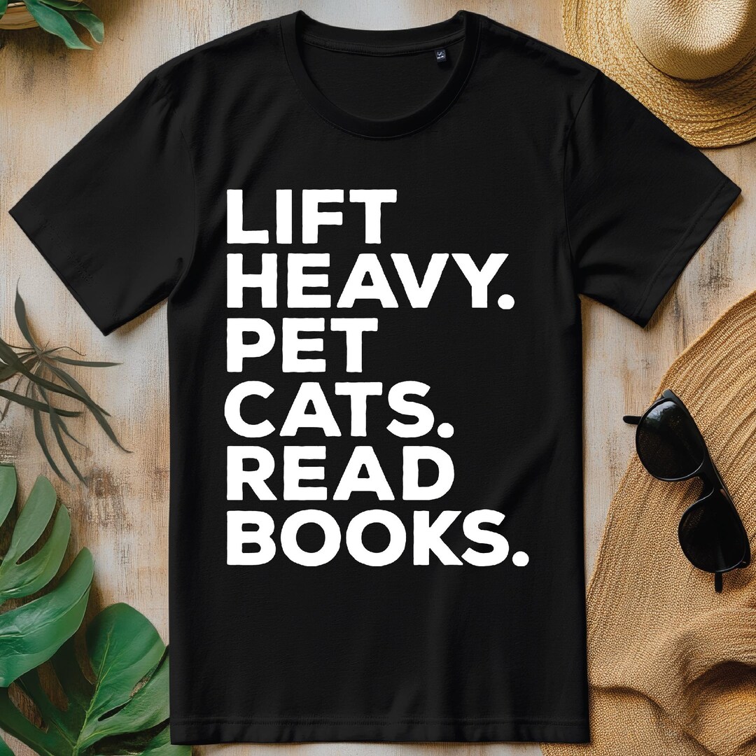 Lift Heavy Pet Cats Read Books Gym Workout Weight Lifter PNG, Fitness ...