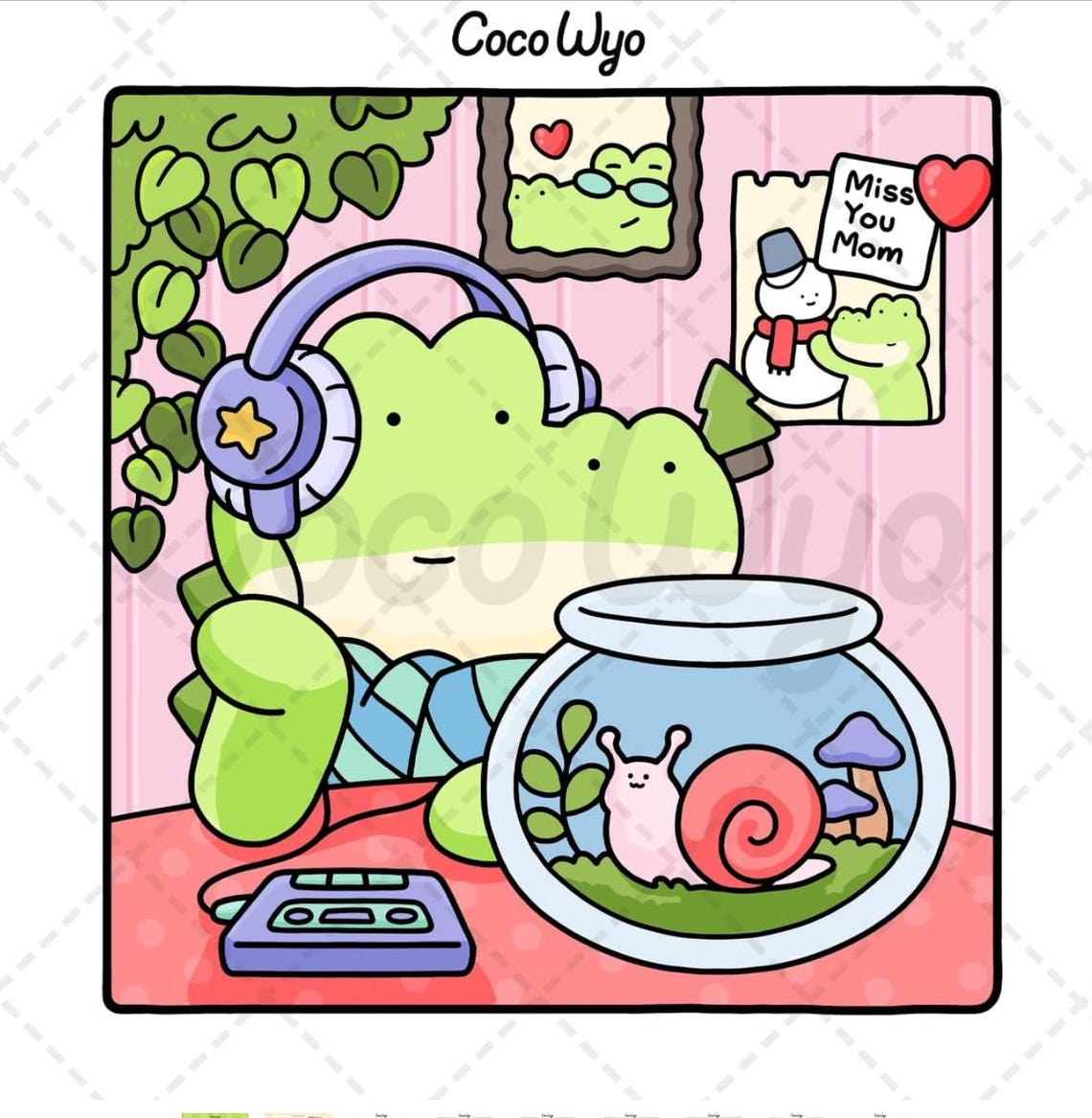 Coco Wyo Comfy Days Digital Cute Coloring Book 40 Pages Instant ...