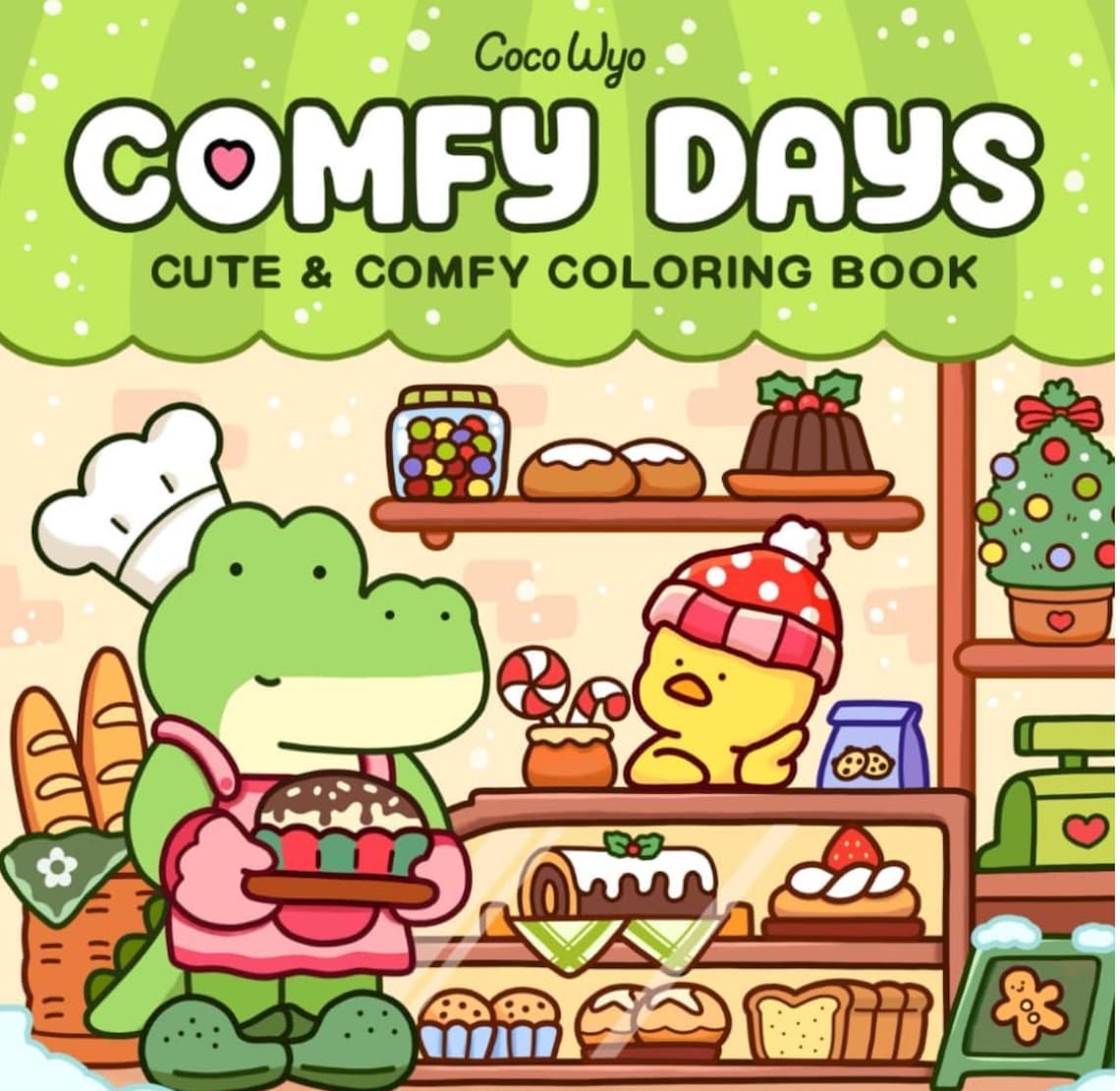 Coco Wyo Comfy Days Digital Cute Coloring Book 40 Pages Instant ...
