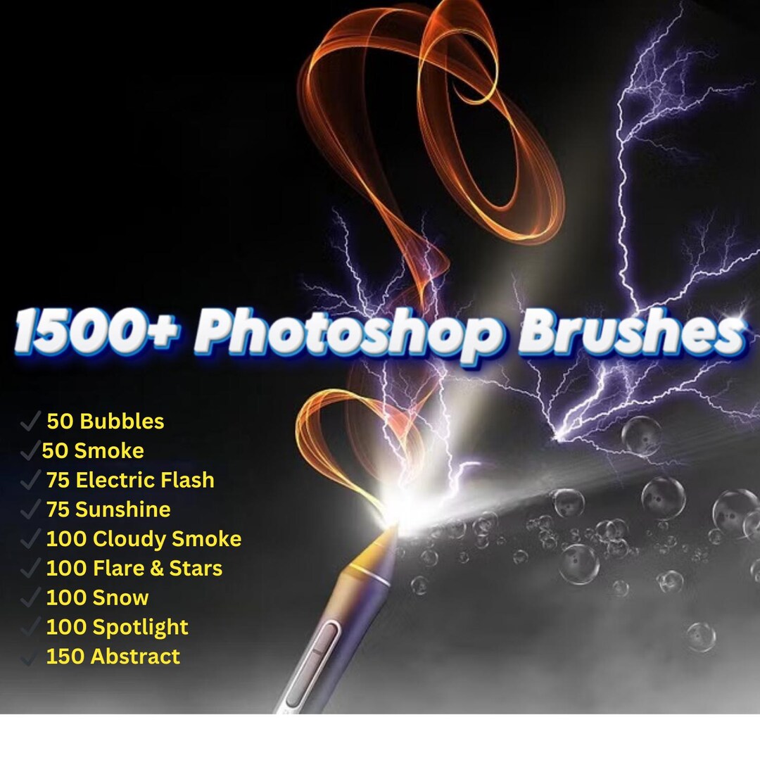 1500+ Visual Effect Photoshop Brushes – Ultimate Realistic & Abstract ...