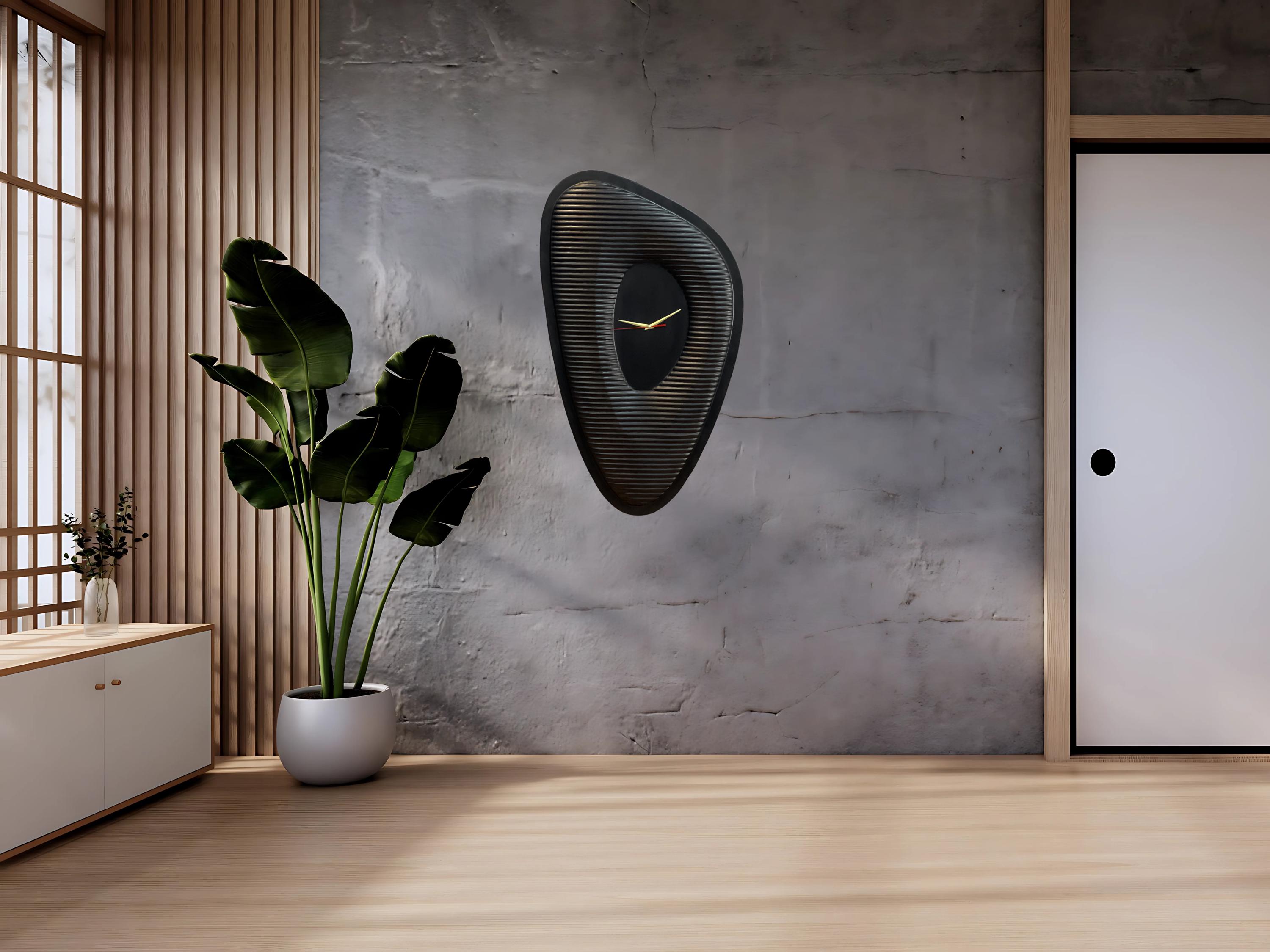 3D Parametric Wooden Wall Clock: Large Modern Art Decor - Etsy