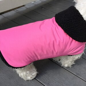 Pink Waterproof, Insulated, Breathable, Pink, Sherpa Lined Dog Winter ...