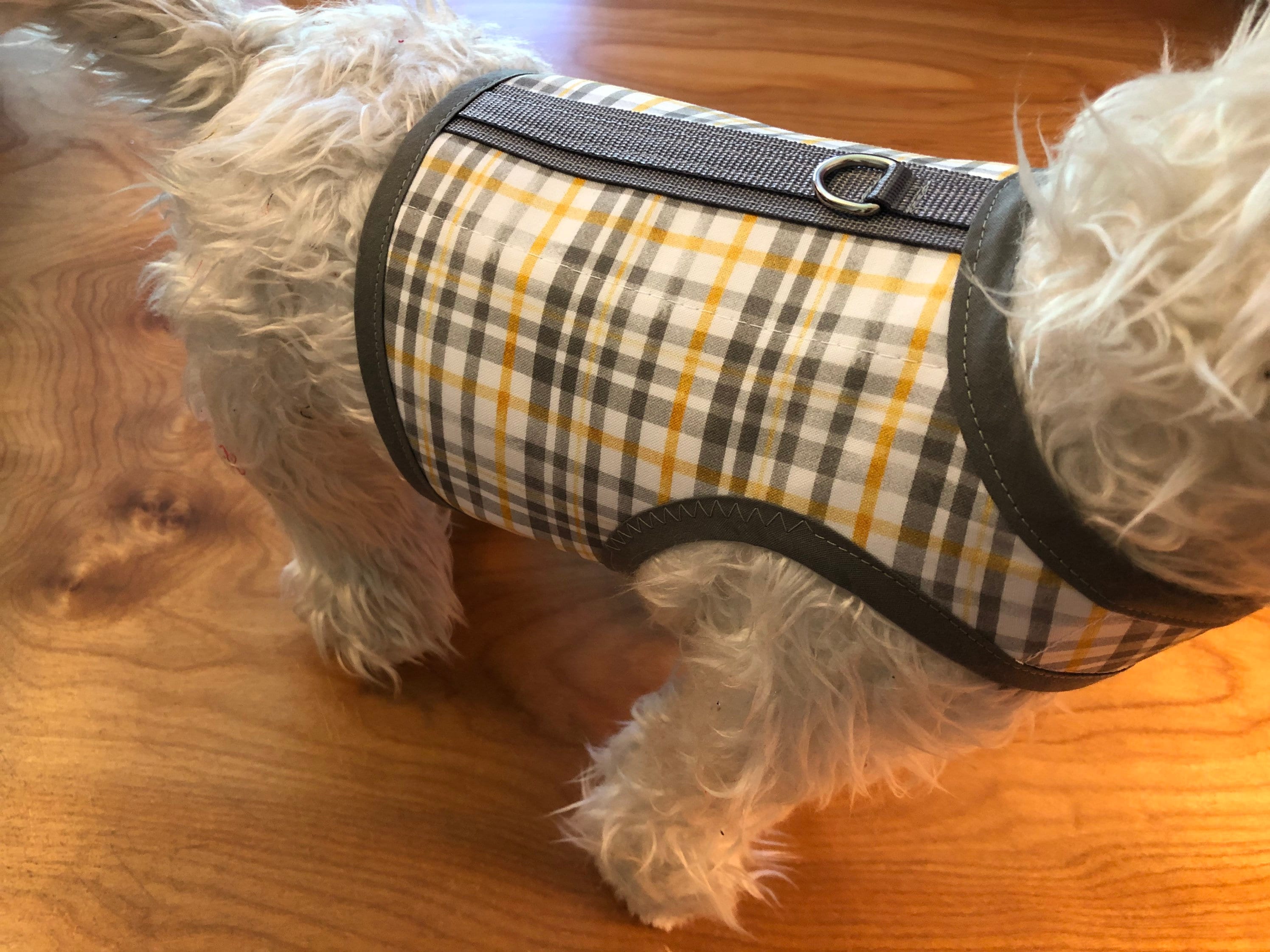 Resort plaid small dog harness Made in USA dog harnesses | Etsy