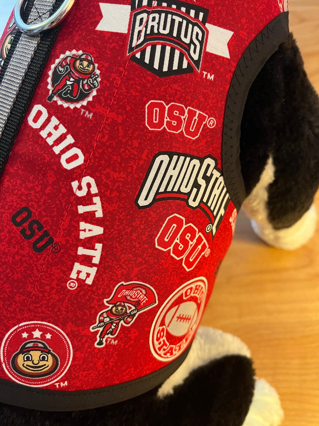 Small Dog Harness, Ohio State Dog Harness, Made in USA, Dog Harnesses ...