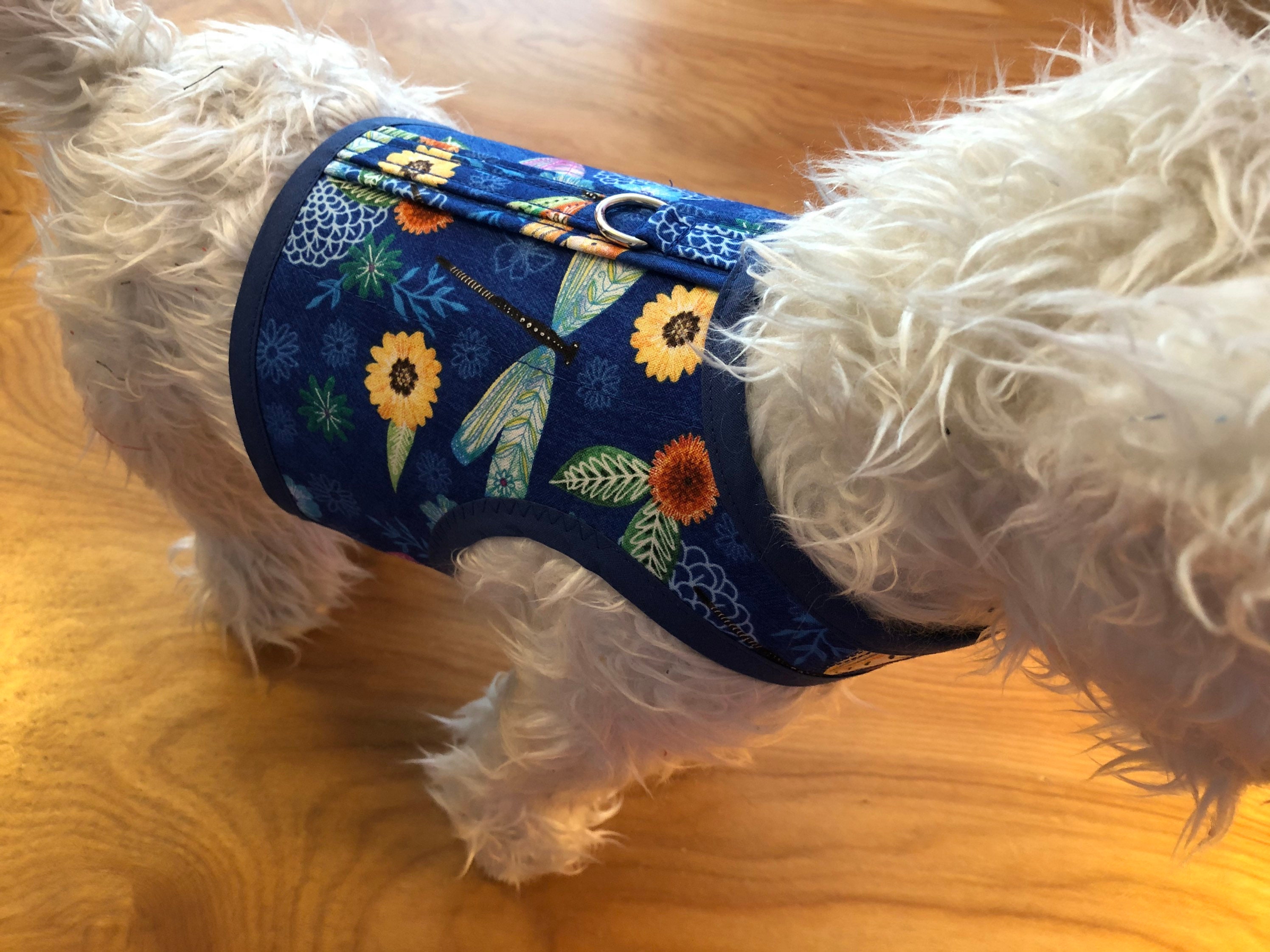 Dragonfly II Print Small Dog Harness Made in USA Pet | Etsy