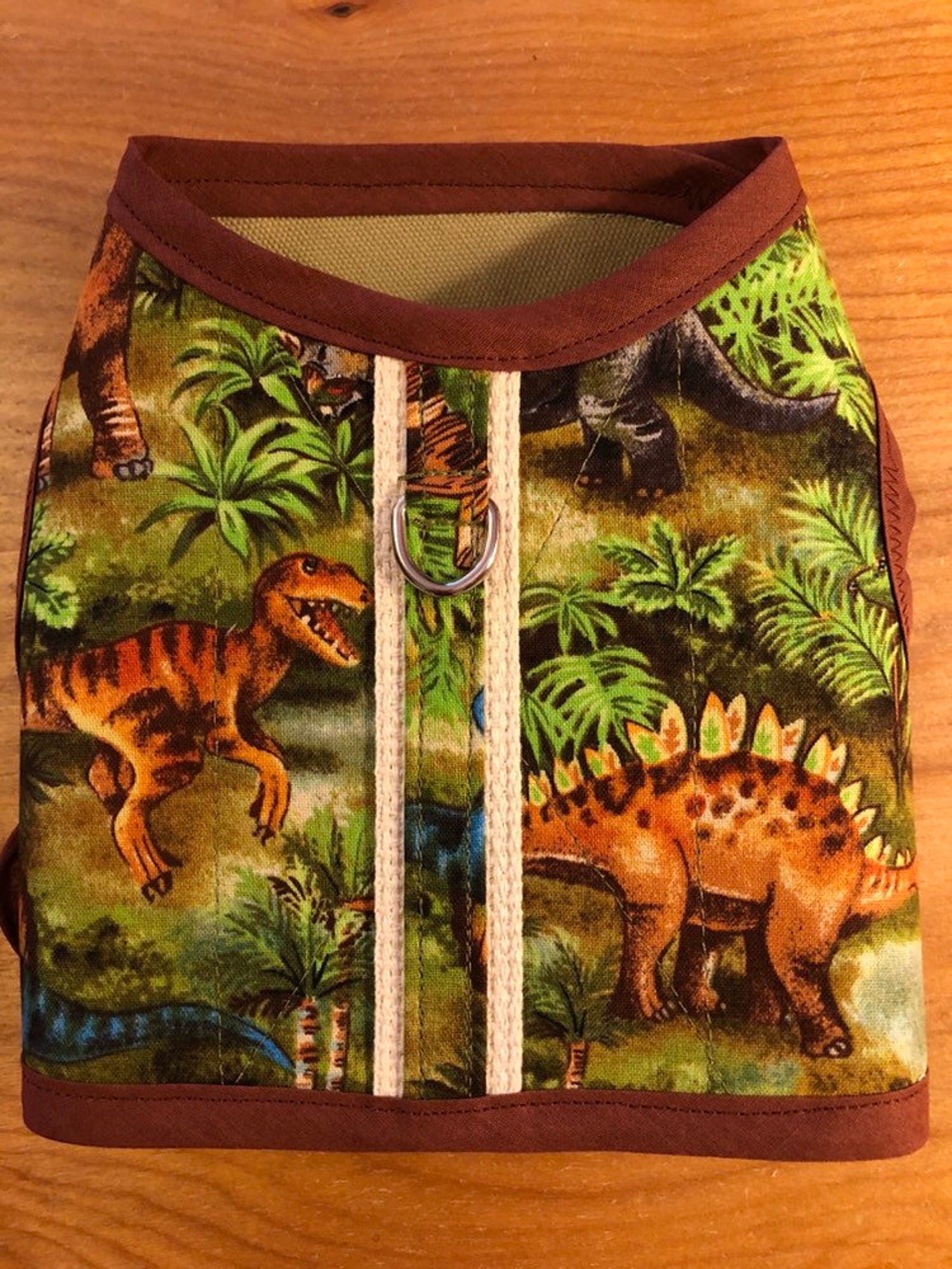 Sale Dinosaur Small Dog Harness Made in USA Dog Harnesses - Etsy