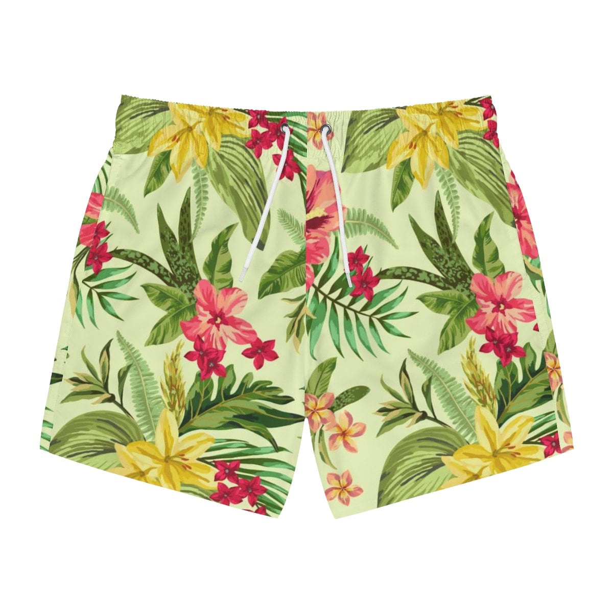 Men's Bathing Suit Tropical Pattern Trunks Men's Beachwear - Etsy