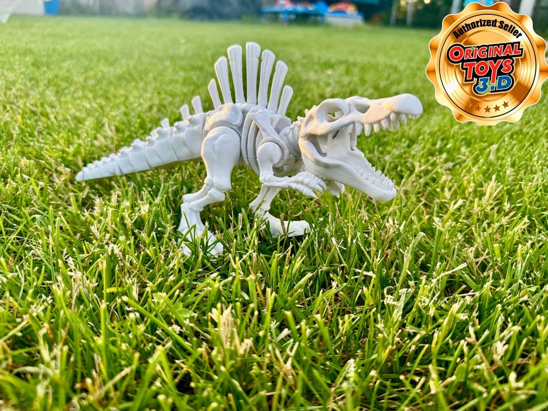 Skeleton Spinosaurus Dinosaur Toy/moving Mouth/articulated Sensory Toy ...