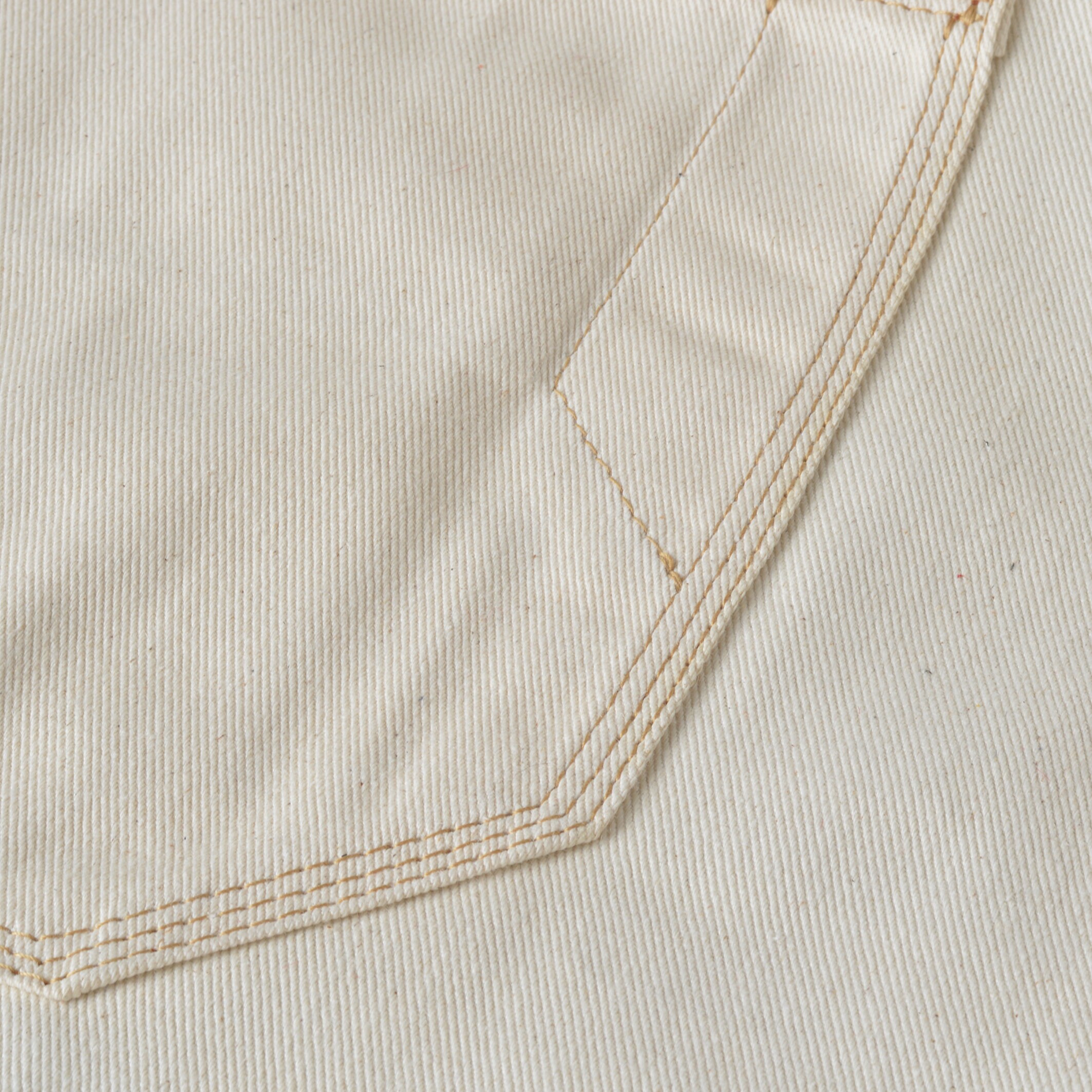Workwear Apron Natural Loomstate Denim & Leather. - Etsy