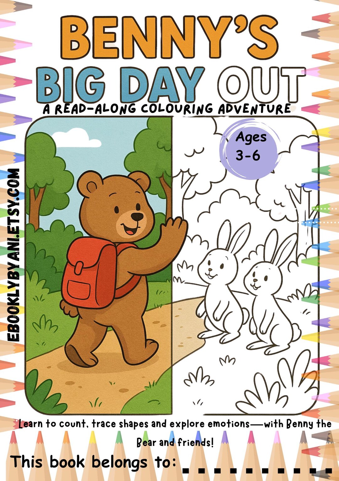 Printable Storybook Coloring Pages – Read, Color & Learn – Digital ...
