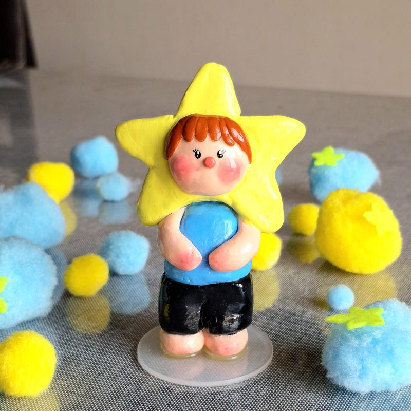 Air Dry Clay Figure - Etsy