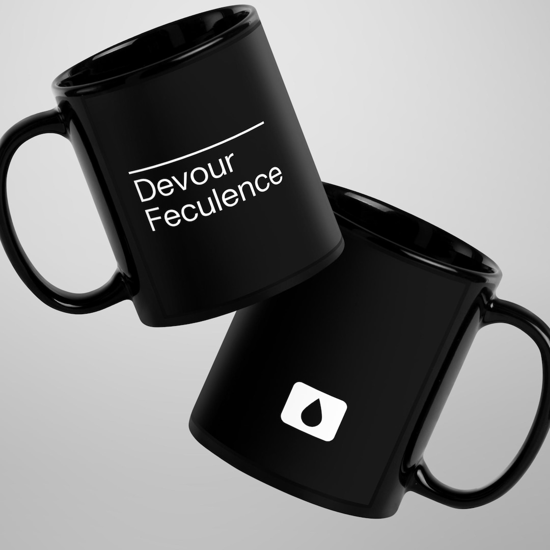 Severance Mug Devour Feculence With Lumon Logo - Etsy