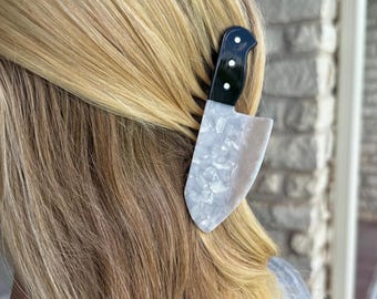 Knife Hair Clip - Etsy