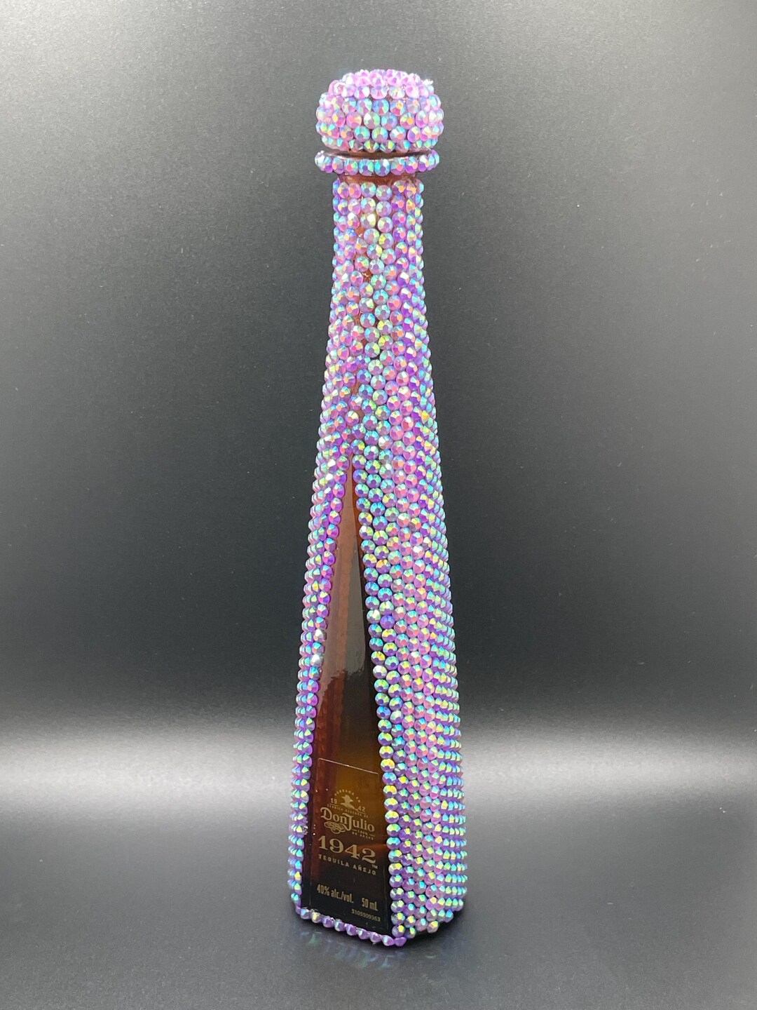 Custom Bedazzled Don Julio Añejo Bottle | Mini Rhinestone Liquor ...