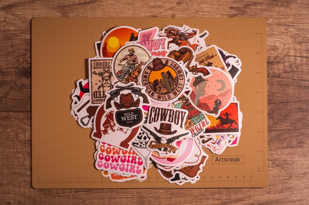 DIY Denim Couple Stickers 100 Pcs, Waterproof Aesthetic Laptop Decor ...