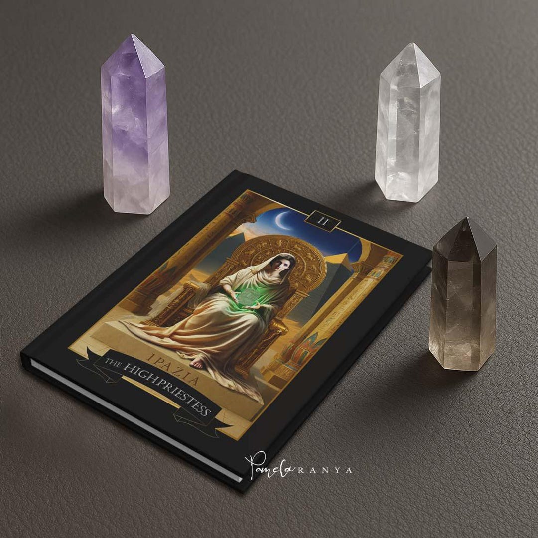 The High Priestess - Hypatia - Hardcover Journal Matte, Heretical Tarot ...