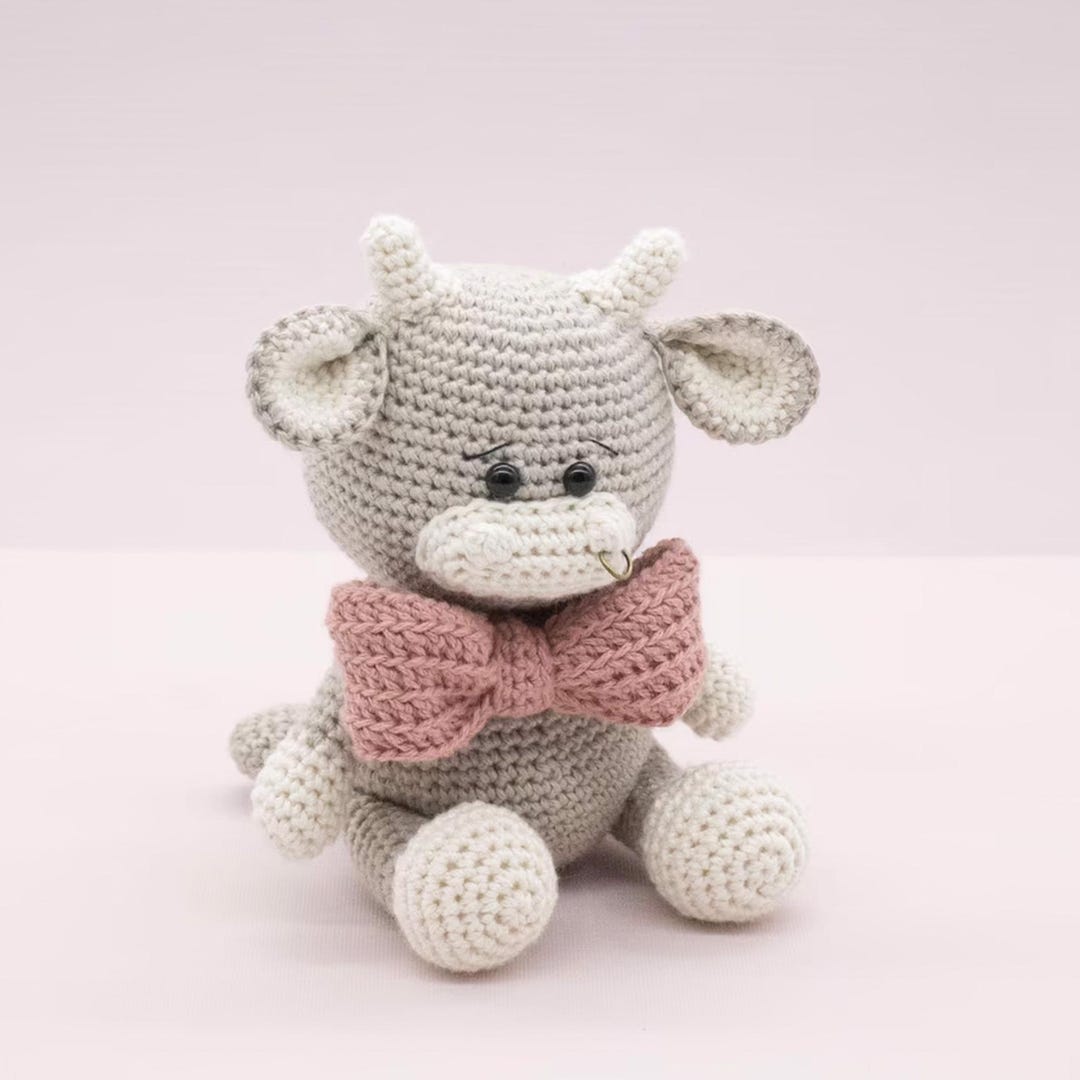 Little Asher Crochet Pattern, Cow Crochet Pattern, Lovely Crochet ...