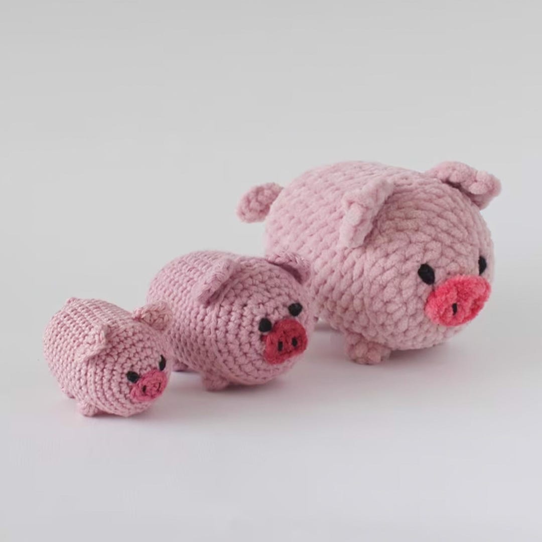 Little Pig Crochet Pattern, Pig Crochet Pattern, Lovely Crochet ...