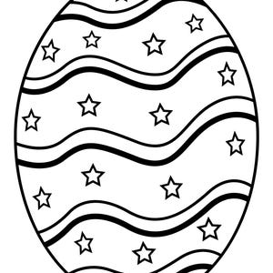 Printable Easter Egg Coloring Pages | 9 Unique Designs | Fun and ...