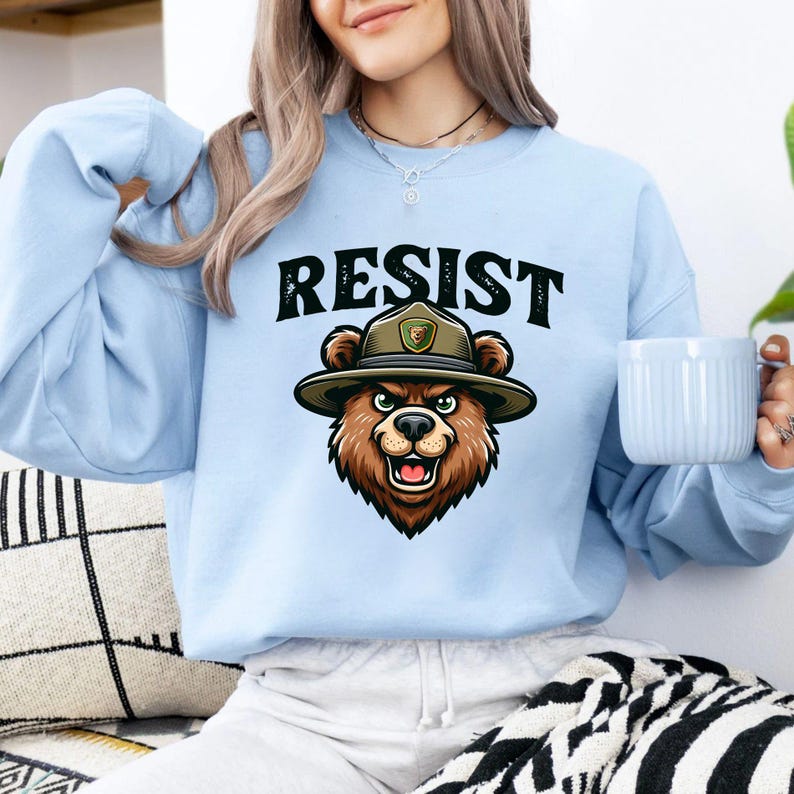 FDT Resist Bear PNG, Foxtrot Delta Tango Anti Trump PNG, National Parks ...